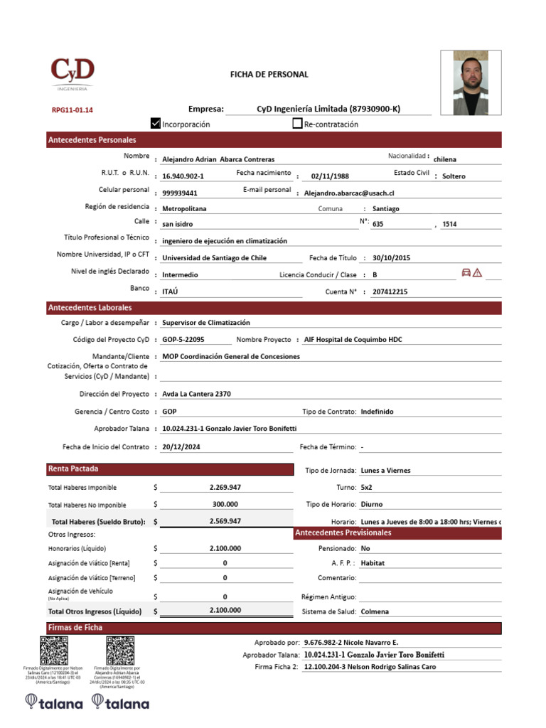 Ficha - Alejandro Abarca - 122024 | PDF