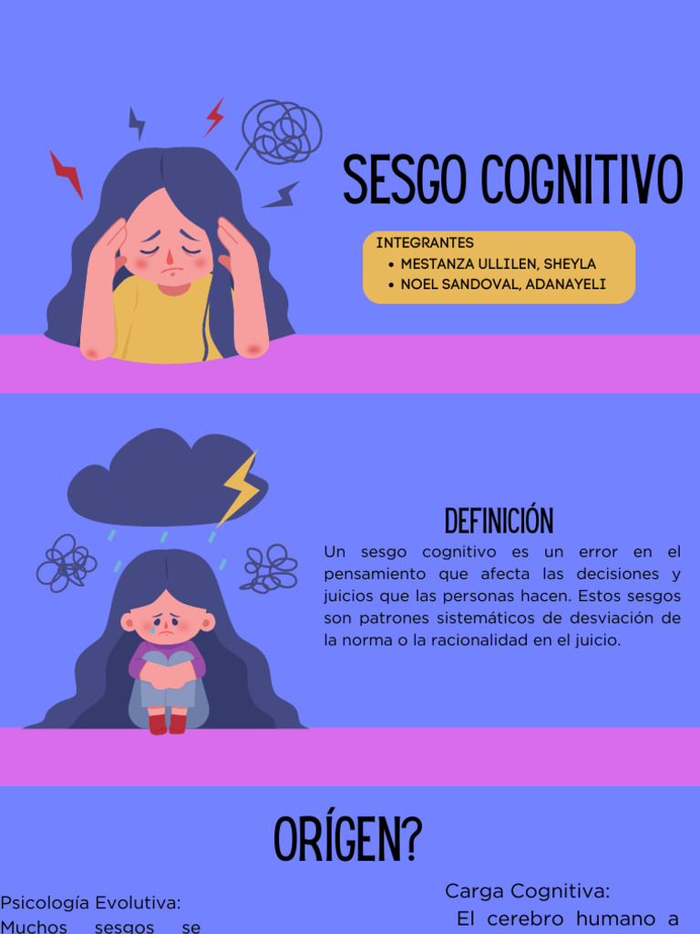 Sesgos Cognitivos: Tipos y Terapias | PDF | Parcialidad | Terapia de ...
