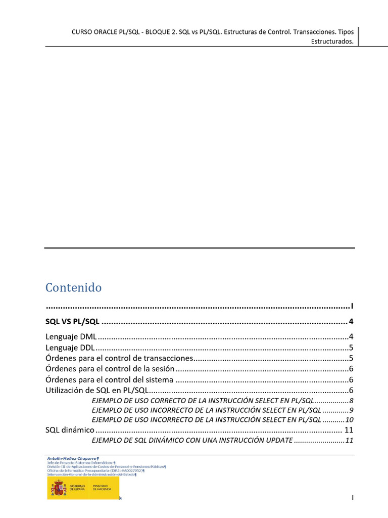 Bloque 2 | PDF | Pl / Sql | SQL