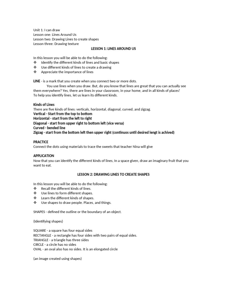 Demo Teaching ARTS LINES For Grade 1 | PDF