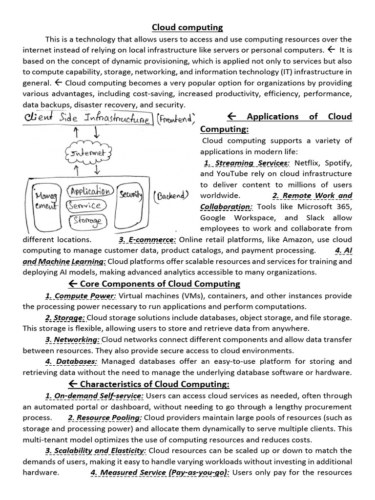 CC | PDF | Cloud Computing | Software As A Service