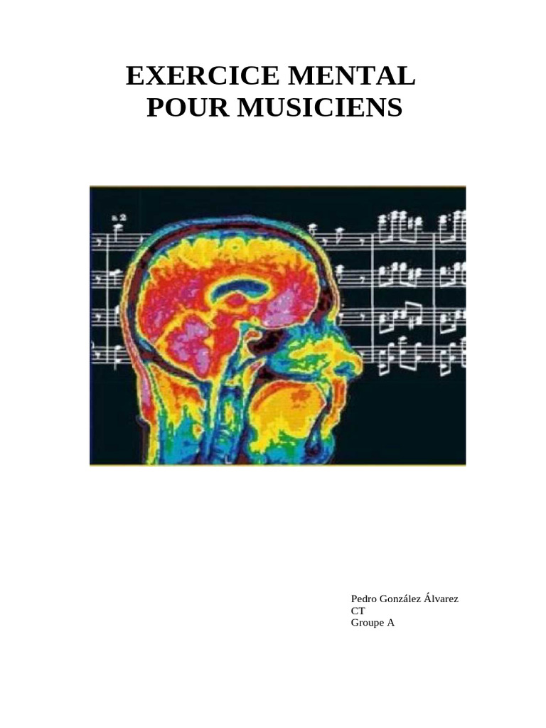 Exercices mentaux pour musiciens | PDF | Peur | Apprentissage