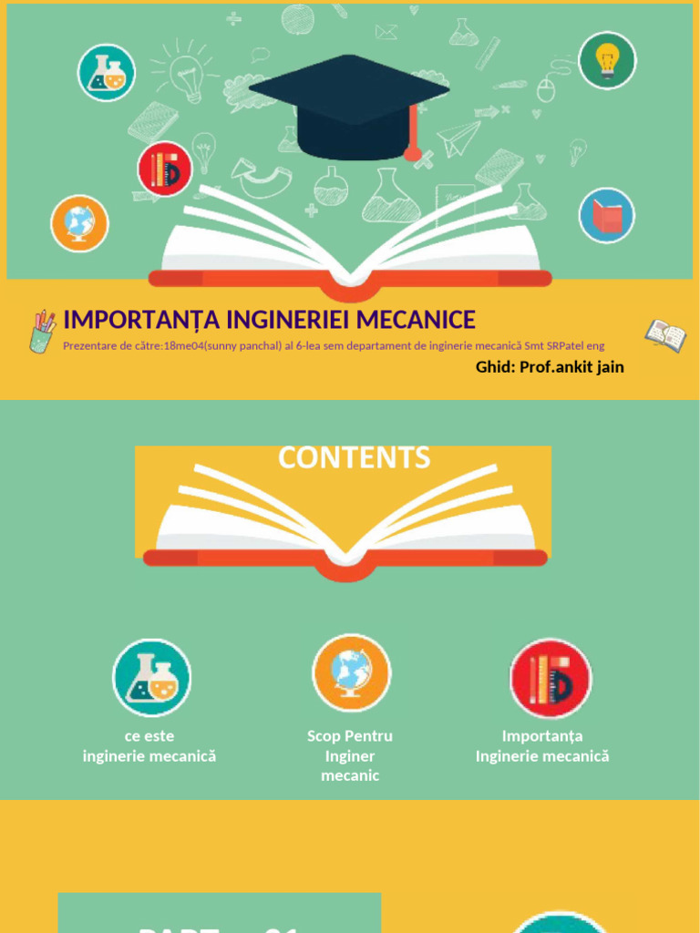 Importanța Ingineriei Mecanice | PDF