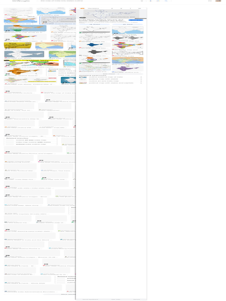 India Map Outlines & Political Maps | PDF | Companies | Websites
