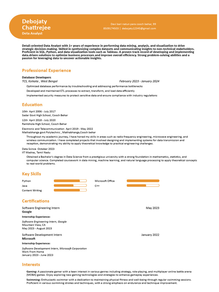 Resume Builder - Create A Resume For Free in Minutesnice | PDF | Data ...