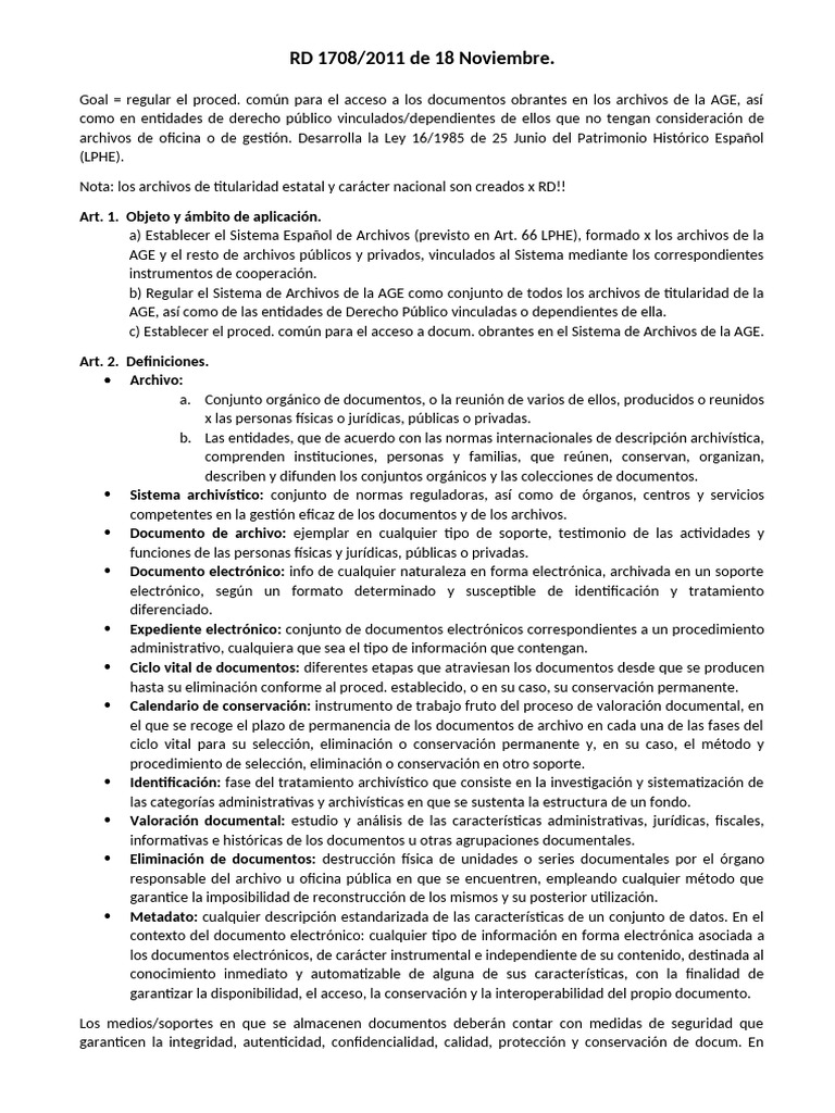 RD 1708 | PDF | Documento | Comisión Europea