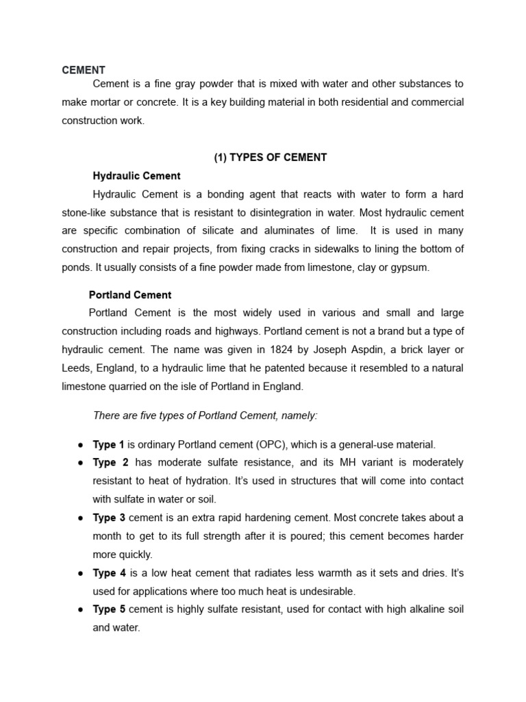 Bt Research Pdf Cement Concrete