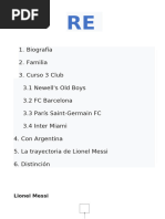 Lionel Messi Actividades | PDF