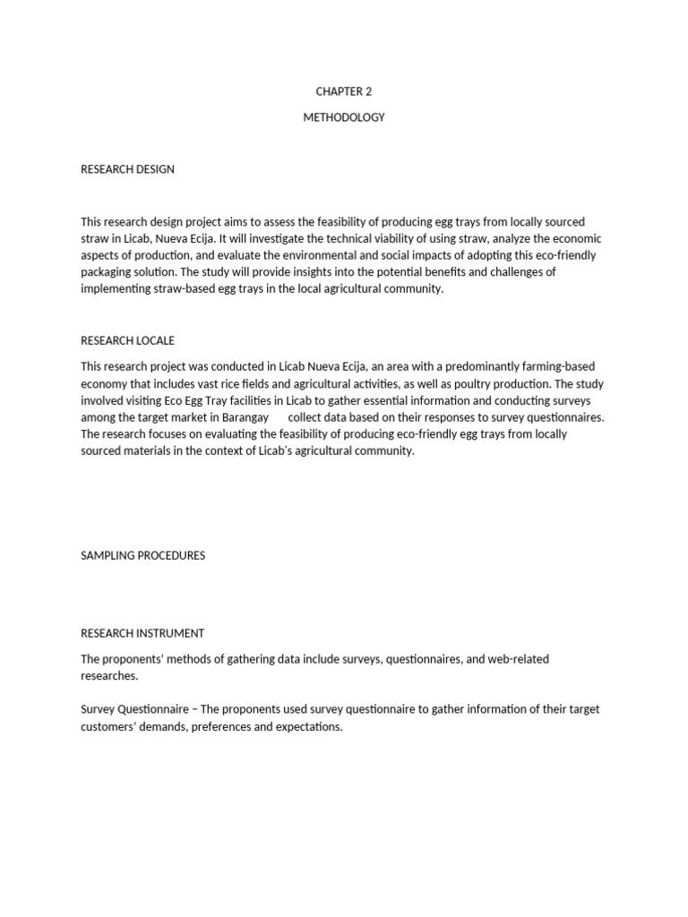 chapter-2 | PDF | Survey Methodology | Feasibility Study