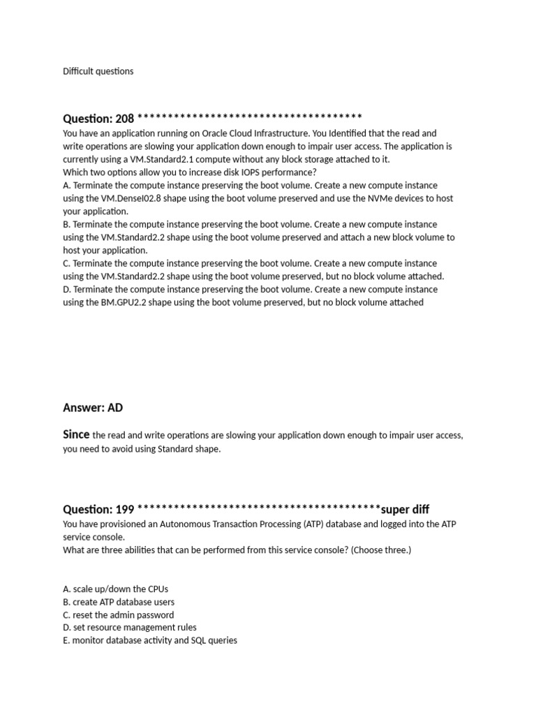 Difficult Questions | PDF | Computer Network | Databases Difficult Questions | PDF | Computer Network | Databases