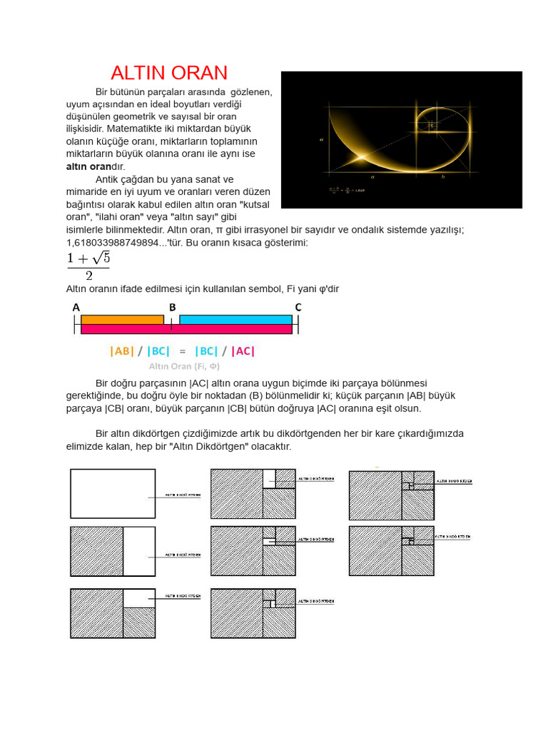 Altın Oran | PDF