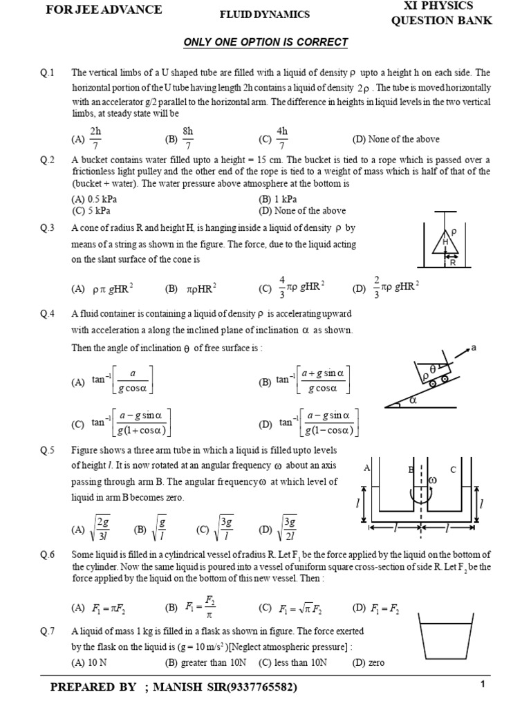 FLUIDS | PDF | Pressure | Density