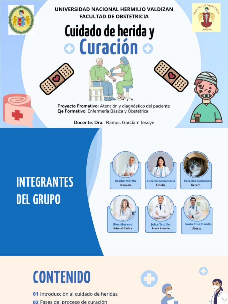 11 Sesión Cuidado de Herida y Curación | PDF | Herida | Enfermedades y ...