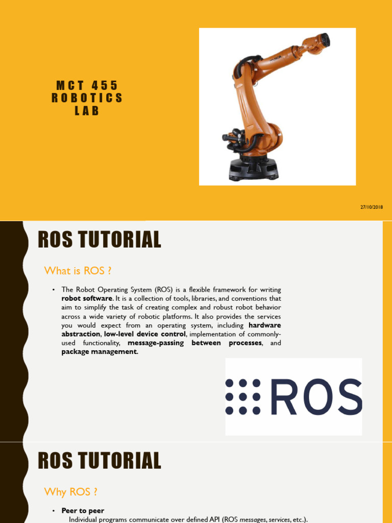 Introduction To ROS | PDF | System Software | Computer Architecture