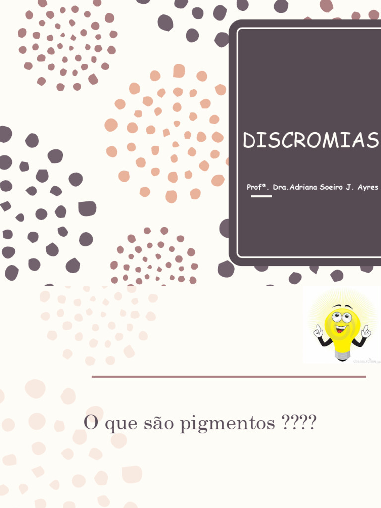 Aula - Discromias | PDF | Pele