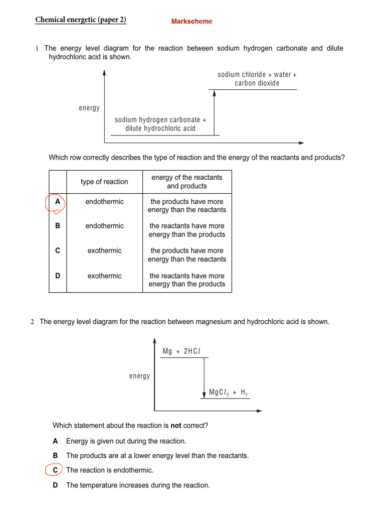 Endothermic Reaction Overview | PDF | Chemical Reactions | Oxide