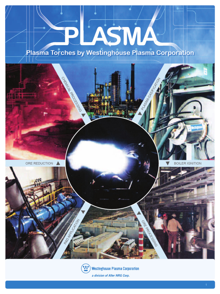 Plasma Torches by Westinghouse Plasma Corporation | PDF | Plasma (Physics) | Power Supply