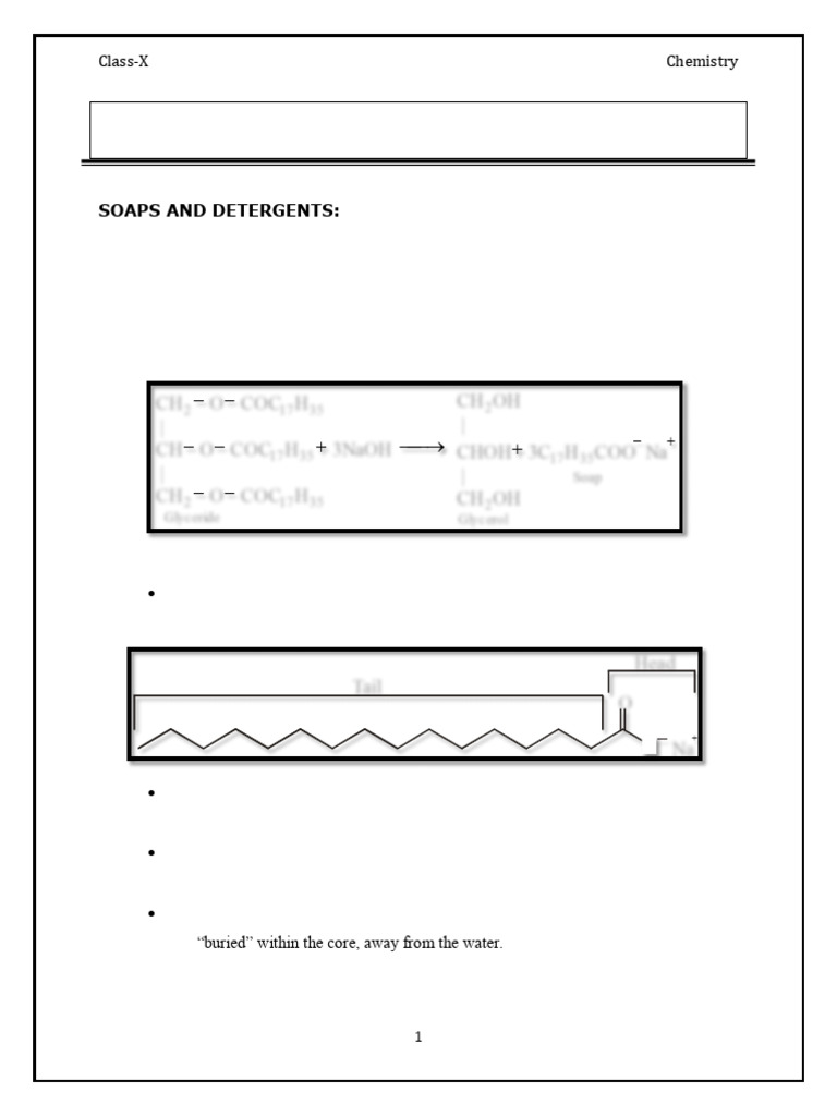 10sci4-Soaps-Detergents . | PDF | Detergent | Soap
