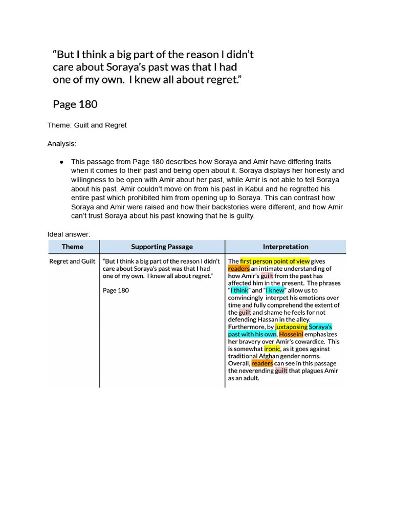 Passage Analysis - Global Issues | PDF | Afghanistan