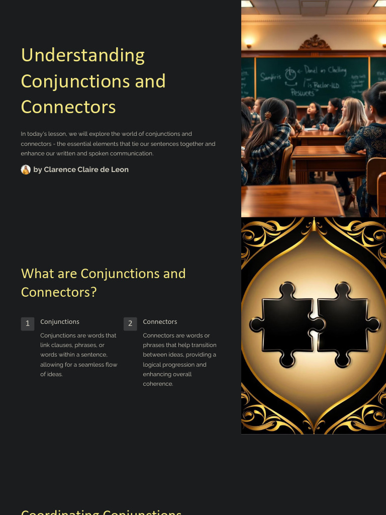 Understanding-Conjunctions-and-Connectors | PDF | Communication | Language Mechanics