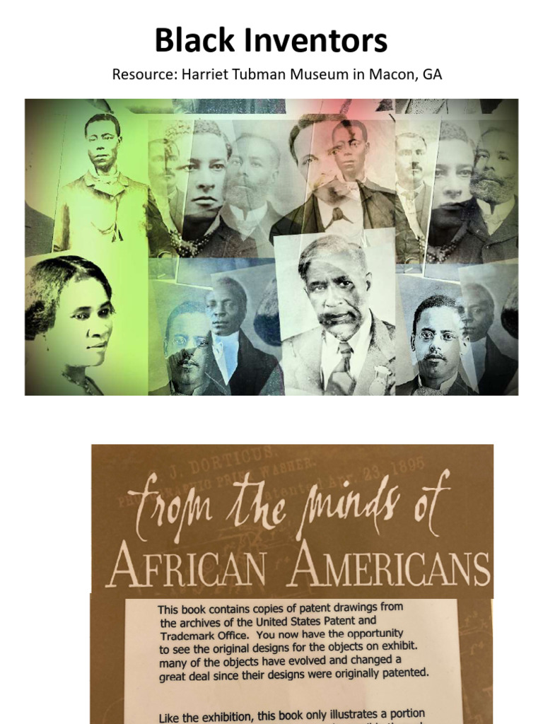 Black inventors in Harriet Tubman Museum in Macon | PDF