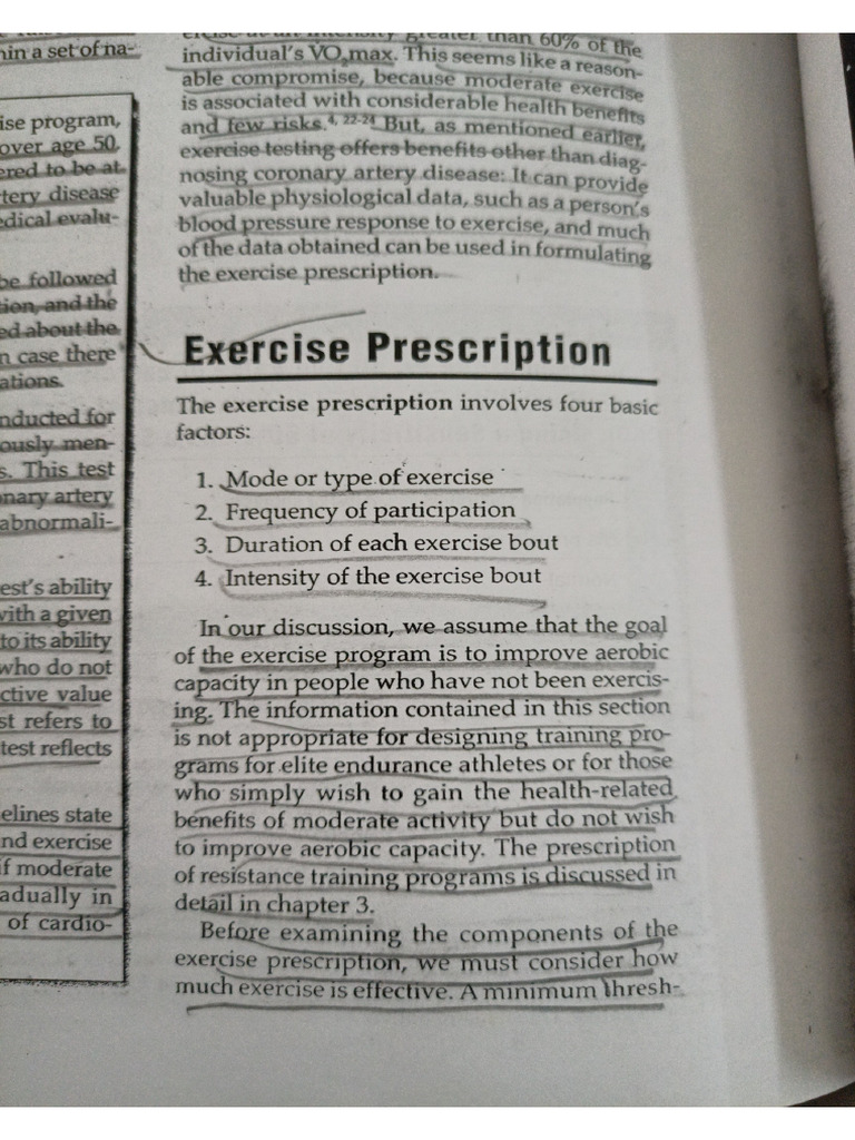 Exercise Prescription | PDF