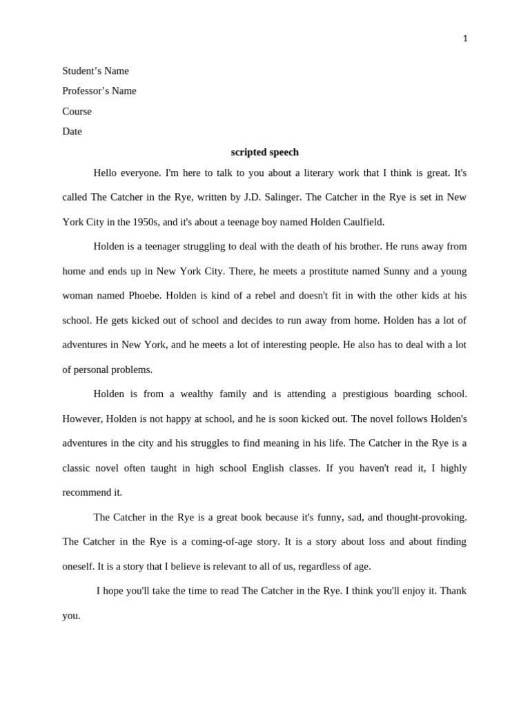 Scripted Speech.edited | PDF