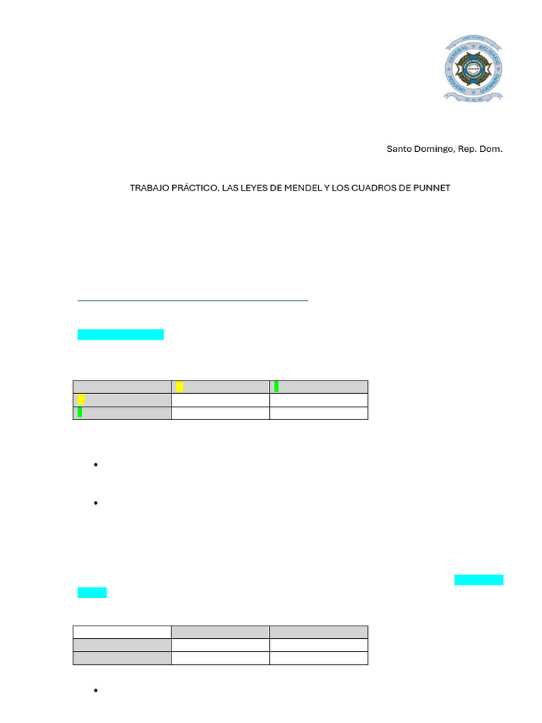 Practica Final p2 | PDF | Dominancia (Genética) | Genética