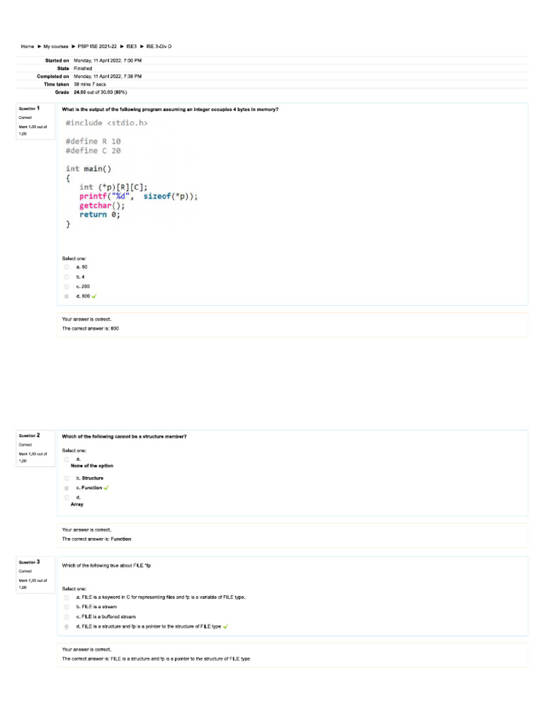 Psipl Quiz Questions-3 | PDF