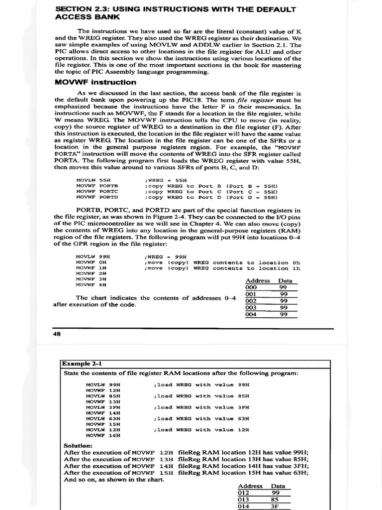 5.PIC Instruction Set Introduction | PDF | Assembly Language | Digital Electronics