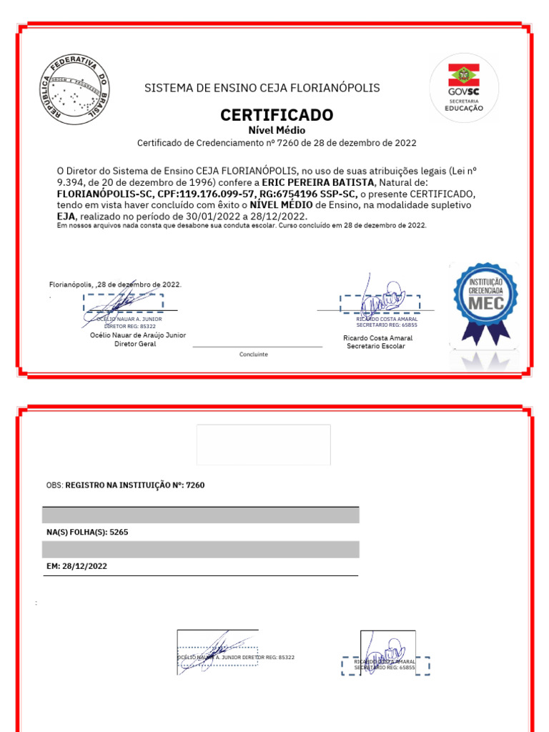 Eric Certificado - 20250130 - 093055 - 0000 | PDF