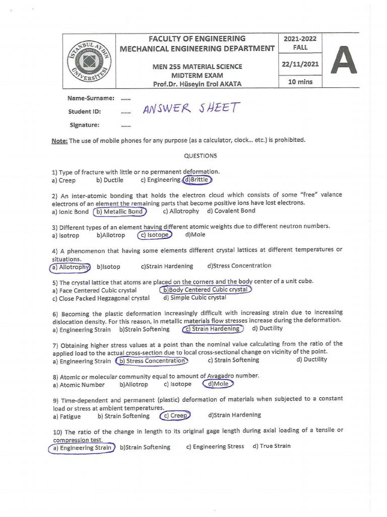 Midterm Questions and Answers | PDF
