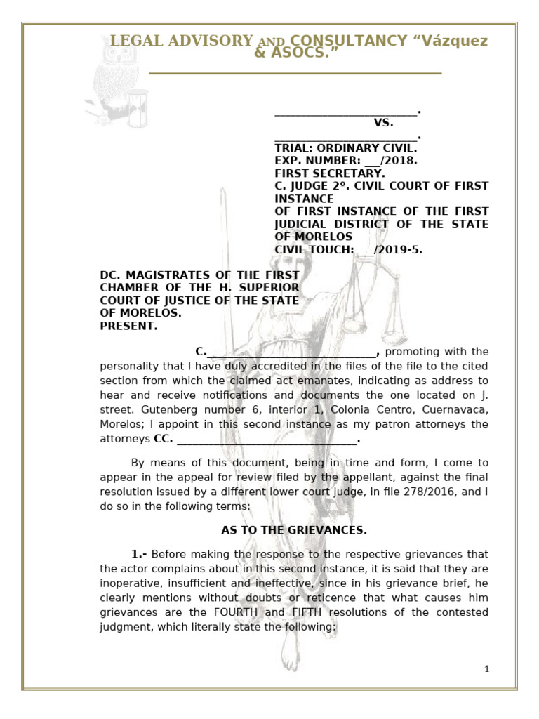 Civil Allegations Appeal Resource | PDF | Judge | Appellate Court