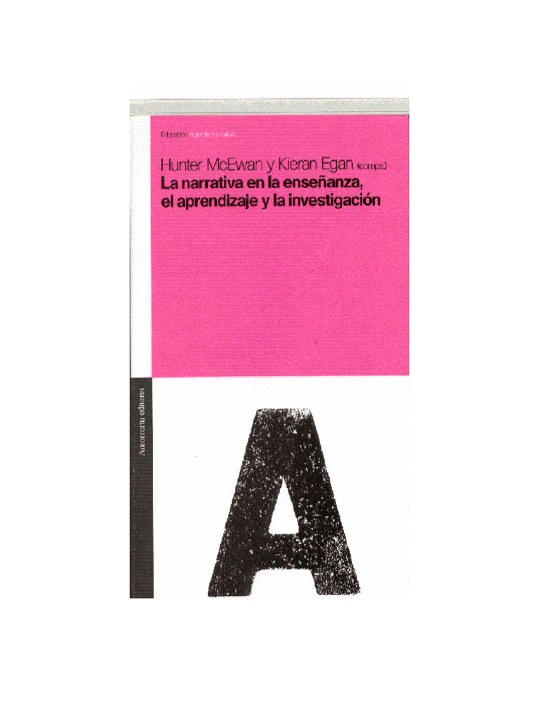 NARRATIVA_MC_EWAN_EGAN | PDF | Enseñando | Experiencia