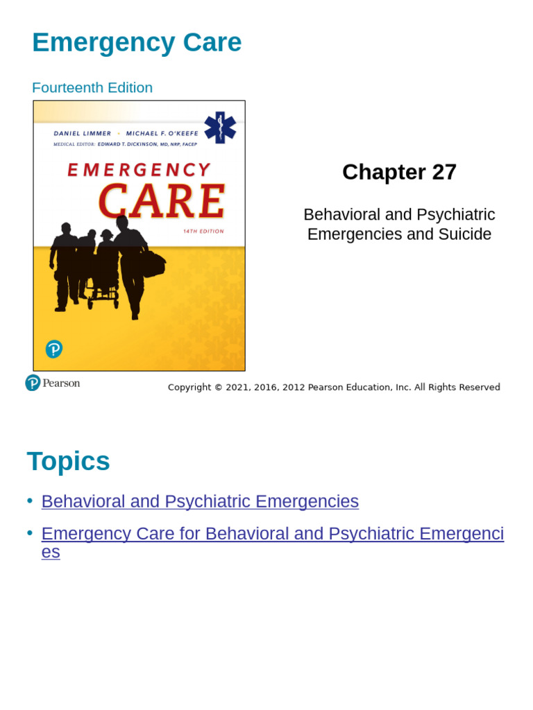 Limmer Ch27 Lecture Accessible No Videos Wtc110819 | PDF | Psychological Trauma | Mental Disorder