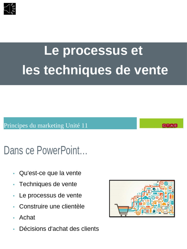 Techniques et processus de vente en magasin | PDF | Sodles ...