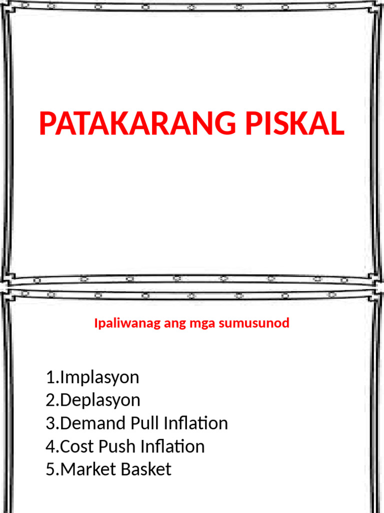 Patakarang Piskal | PDF