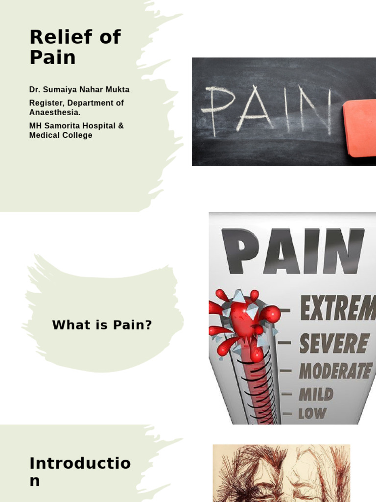 Pain PPT | PDF | Analgesic | Pain