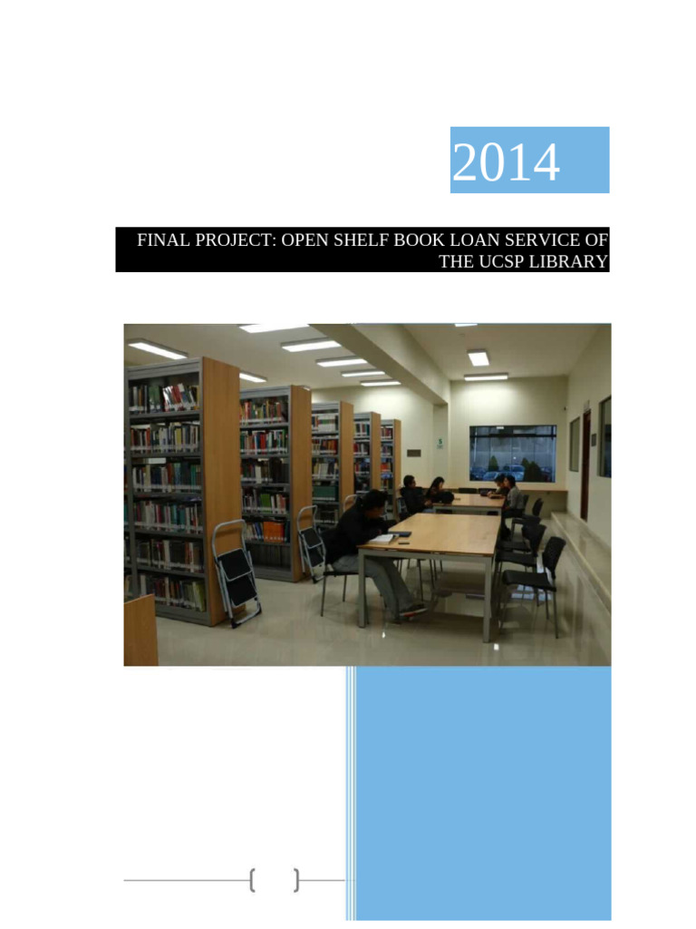 Final Project of Simulation in Arena UCSP | PDF | Libraries | Books