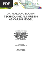 Rozzano Locsin's Theory - BSN1E | PDF | Nursing | Health Care