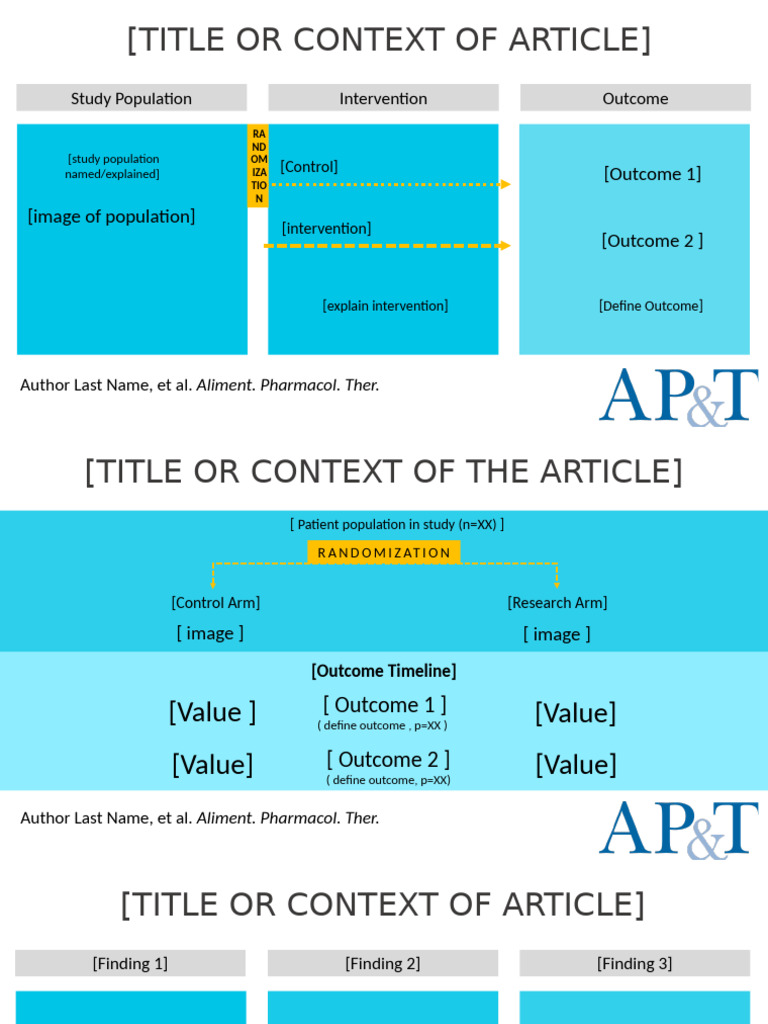 APT Visual Abstract Templates+ | PDF