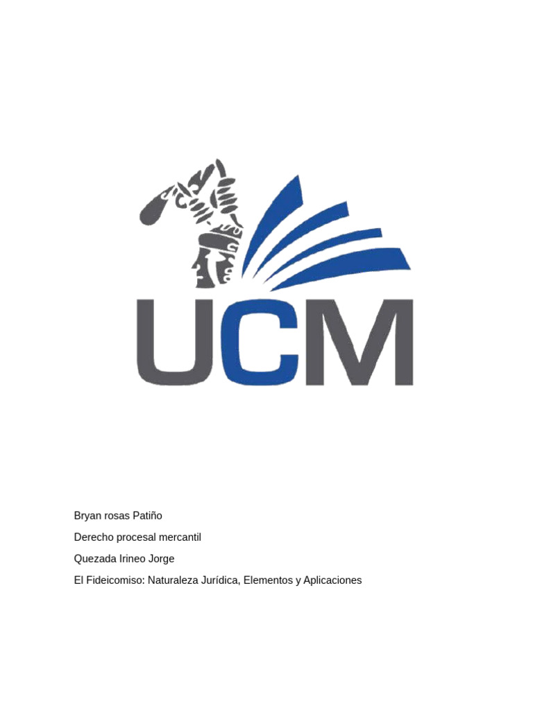 Ensayo de Fideicomiso Por Bryan Rosas Patiño | PDF | Ley común | Justicia