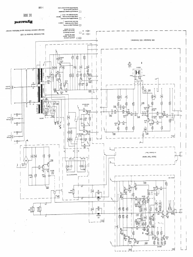 Dynacord DC 300E Schematic PG 1 | PDF