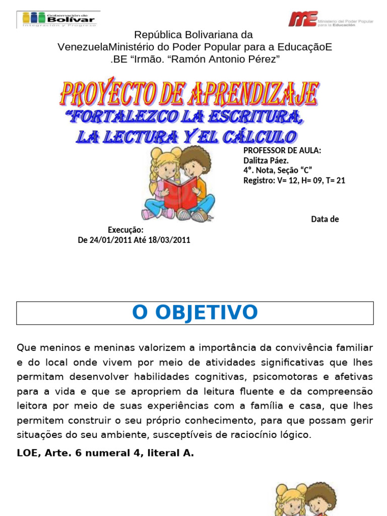 PA-Fortalezco-a-Escrita-a-leitura-e-o-Cálculo | PDF | Decimal | Aprendizado