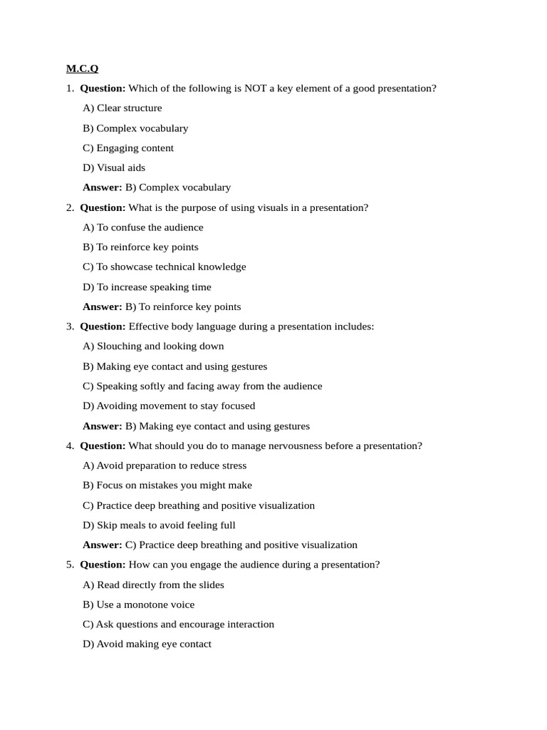 Key Tips for Effective Presentations | PDF | Vocabulary | Cognitive Science