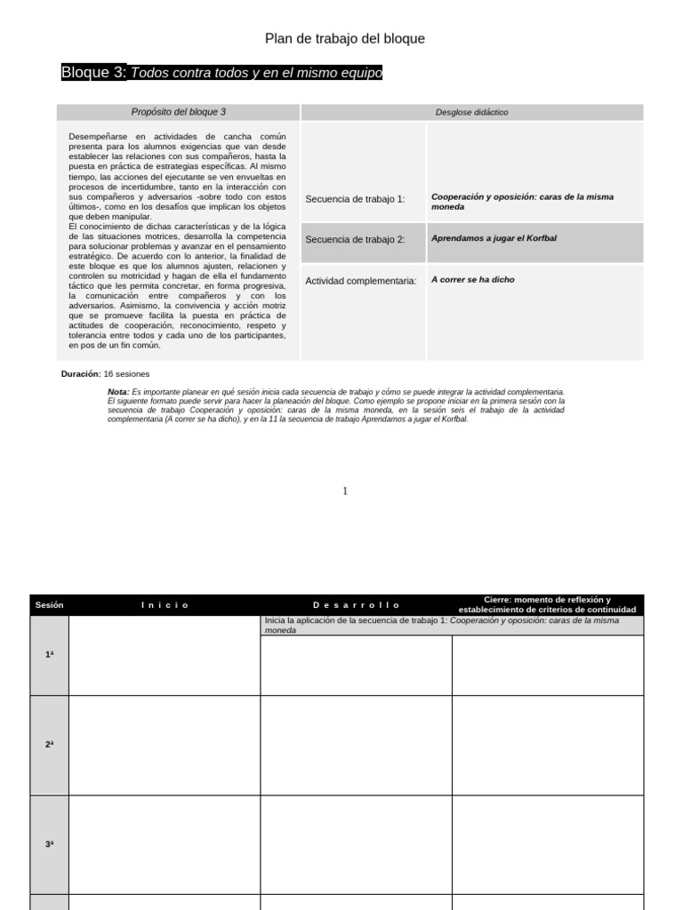 Bloque3 Plan 3 | PDF | Cognición | Ciencia cognitiva