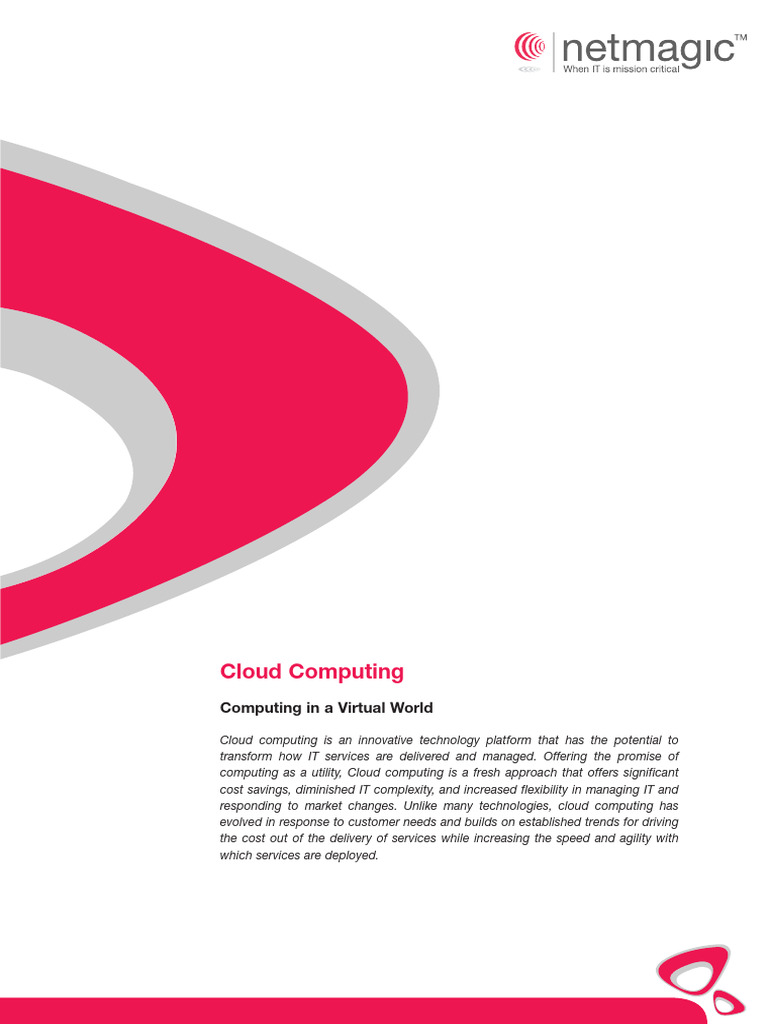 Cloud-Computing Whitepaper | PDF | Cloud Computing | Software As A Service