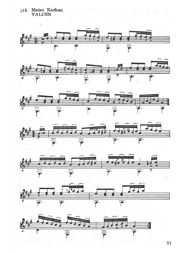 Karkasi - Valcer | PDF