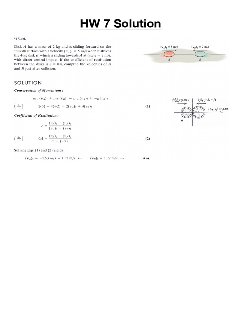 HW 7 Solution | PDF