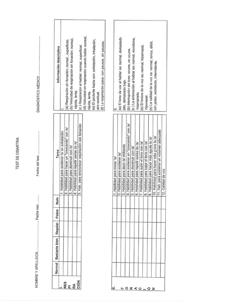 Test de Robertson | PDF